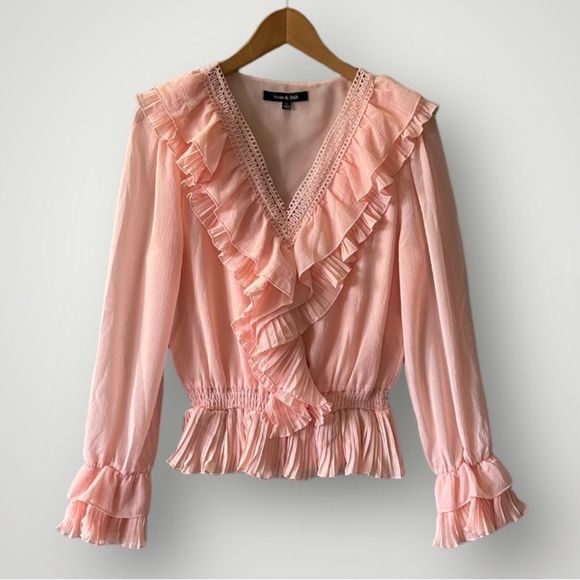 strut & bolt | Tops | 5for 35 Strut Bolt Lace Ruffle Top Blouse Shirt ...